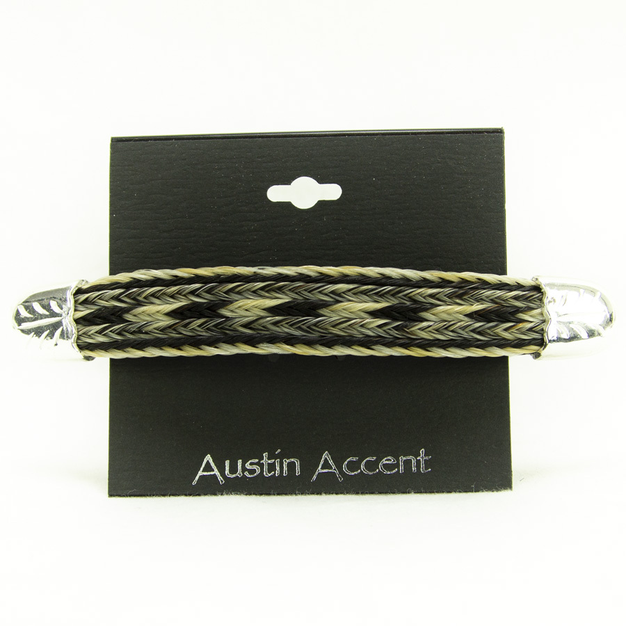 New Barrette - Natural Horse Hair Silver Tips - Assorted Colours - [257]Austin A | eBay